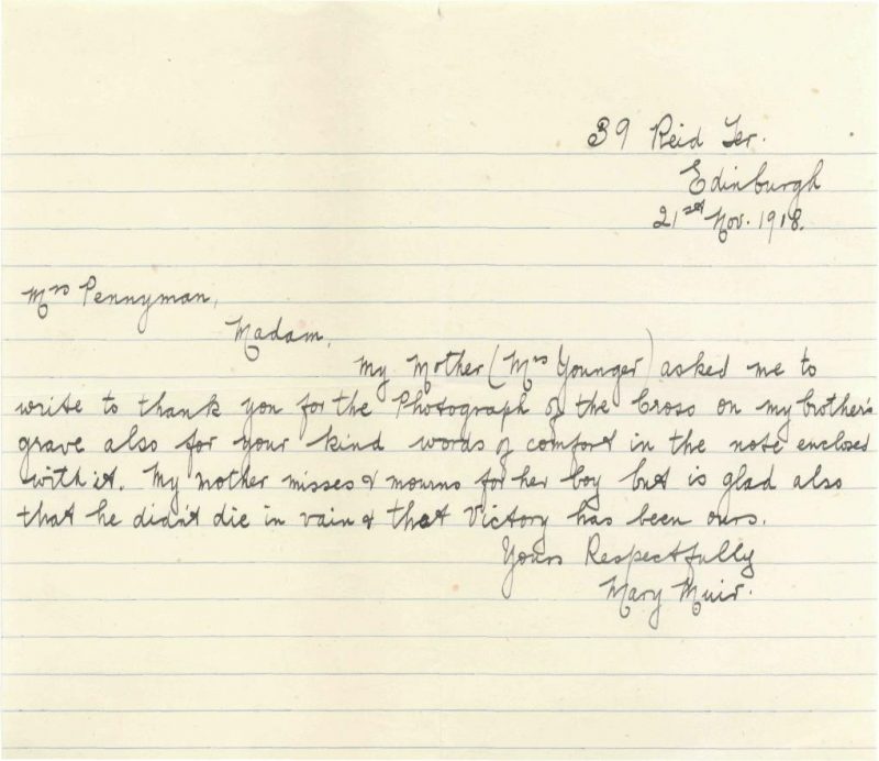 MIMA — Dear Mrs Pennyman