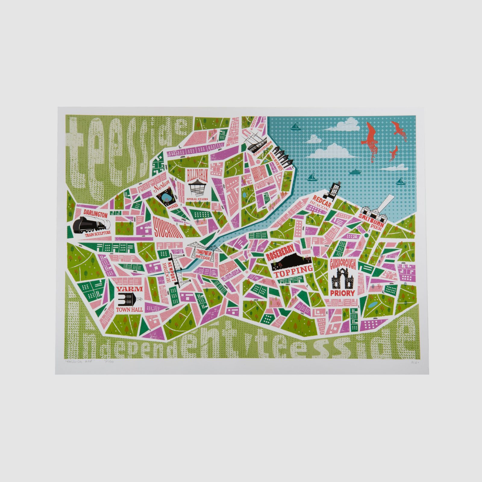 MIMA — Teesside Map A3